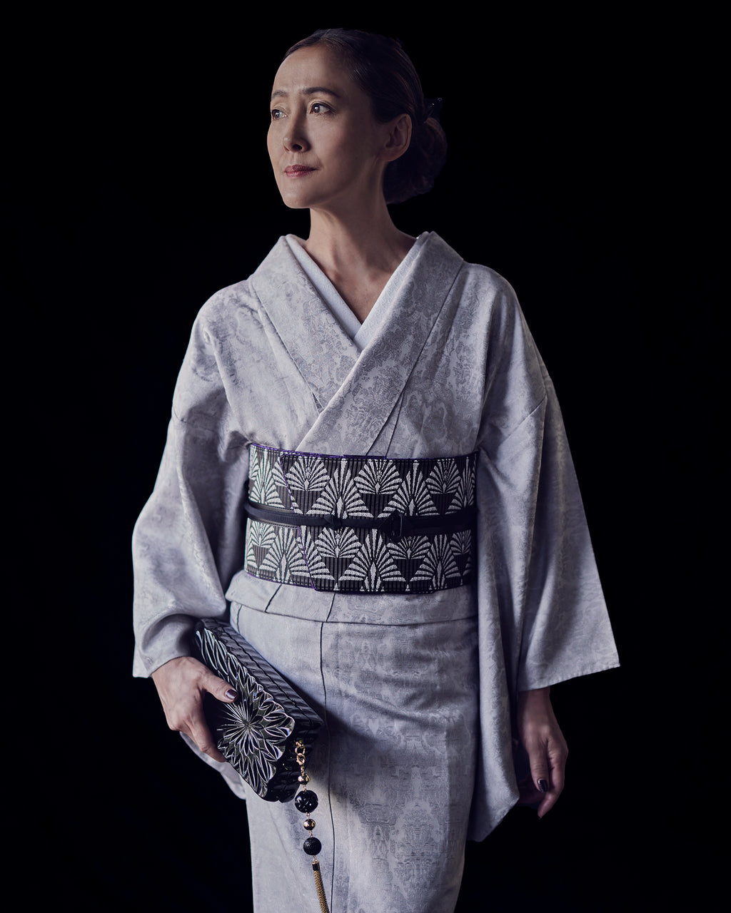 帯ベルト 博多織 正絹 西岡ペンシル「孔雀鱗」 – きもの KAPUKI