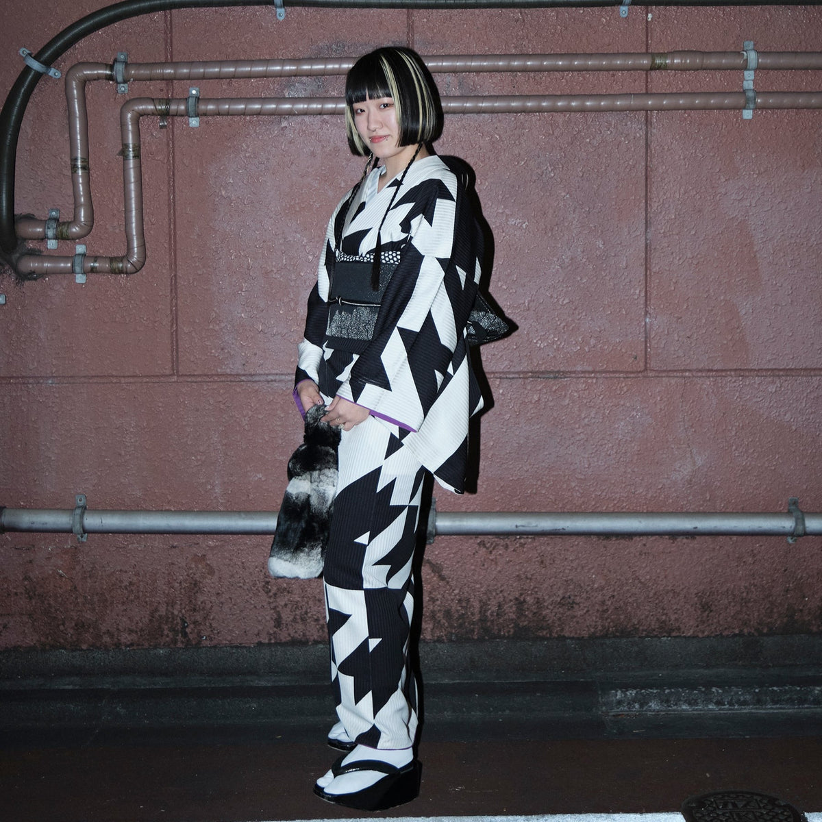 着物｜小紋｜西岡千鳥｜KAPUKI｜正絹｜袷｜お仕立て代込み